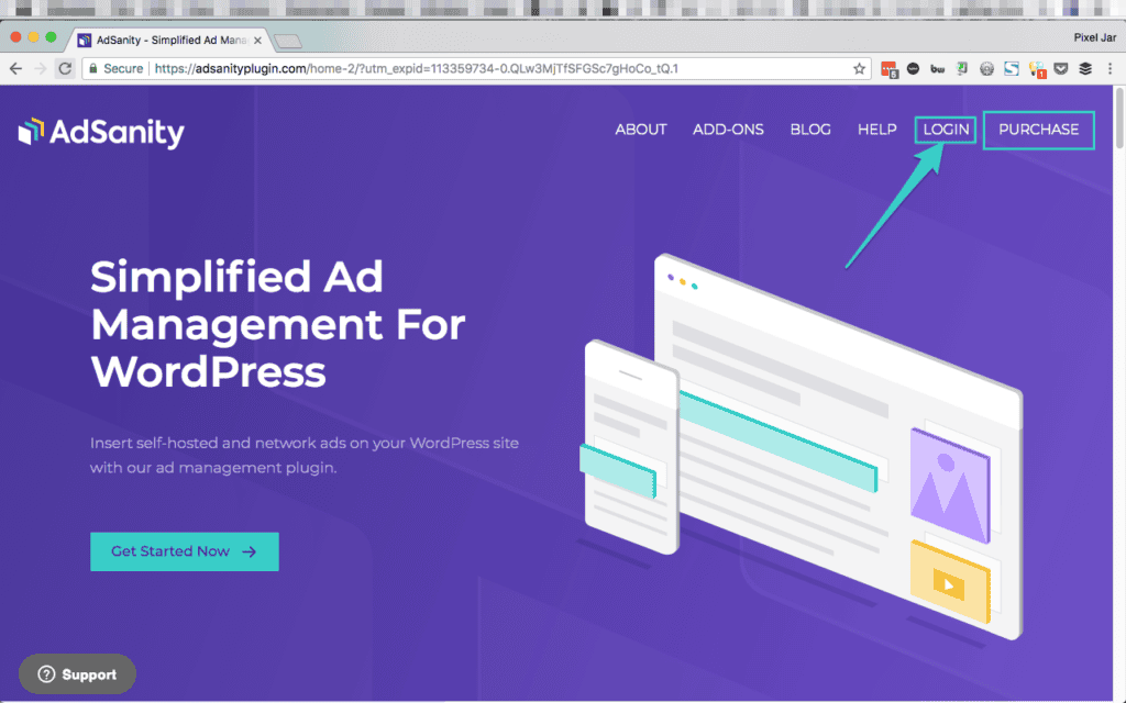 Downloading - The AdSanity Plugin