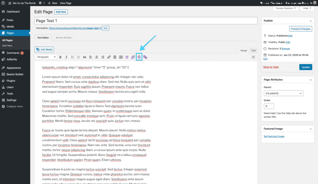 Rotating Ad Widget - The AdSanity Plugin